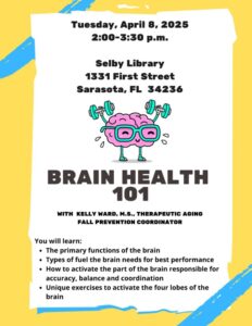 Brain Health 101 Workshop - April 8, 2025